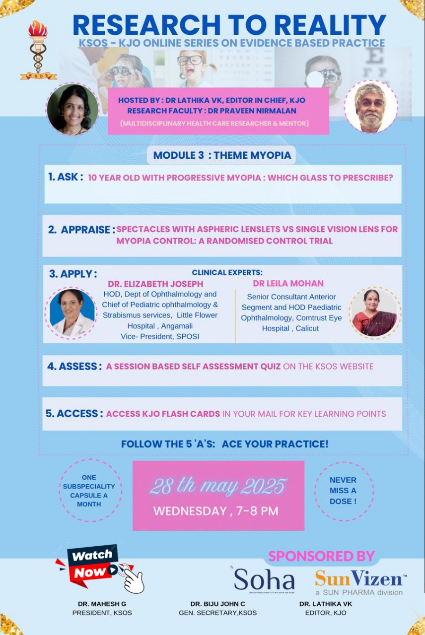 KJO – Kerala Society of Ophthalmic Surgeons