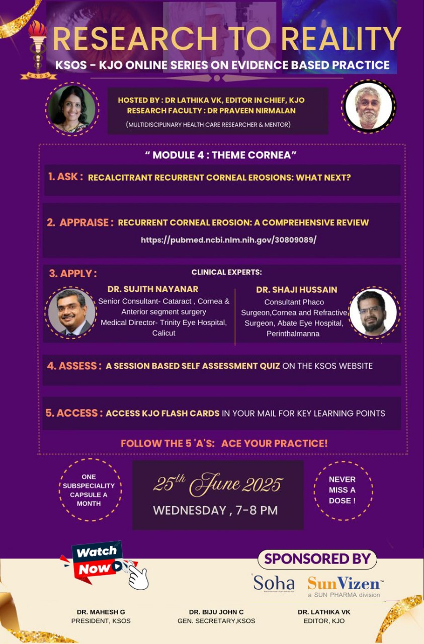 KJO – Kerala Society of Ophthalmic Surgeons